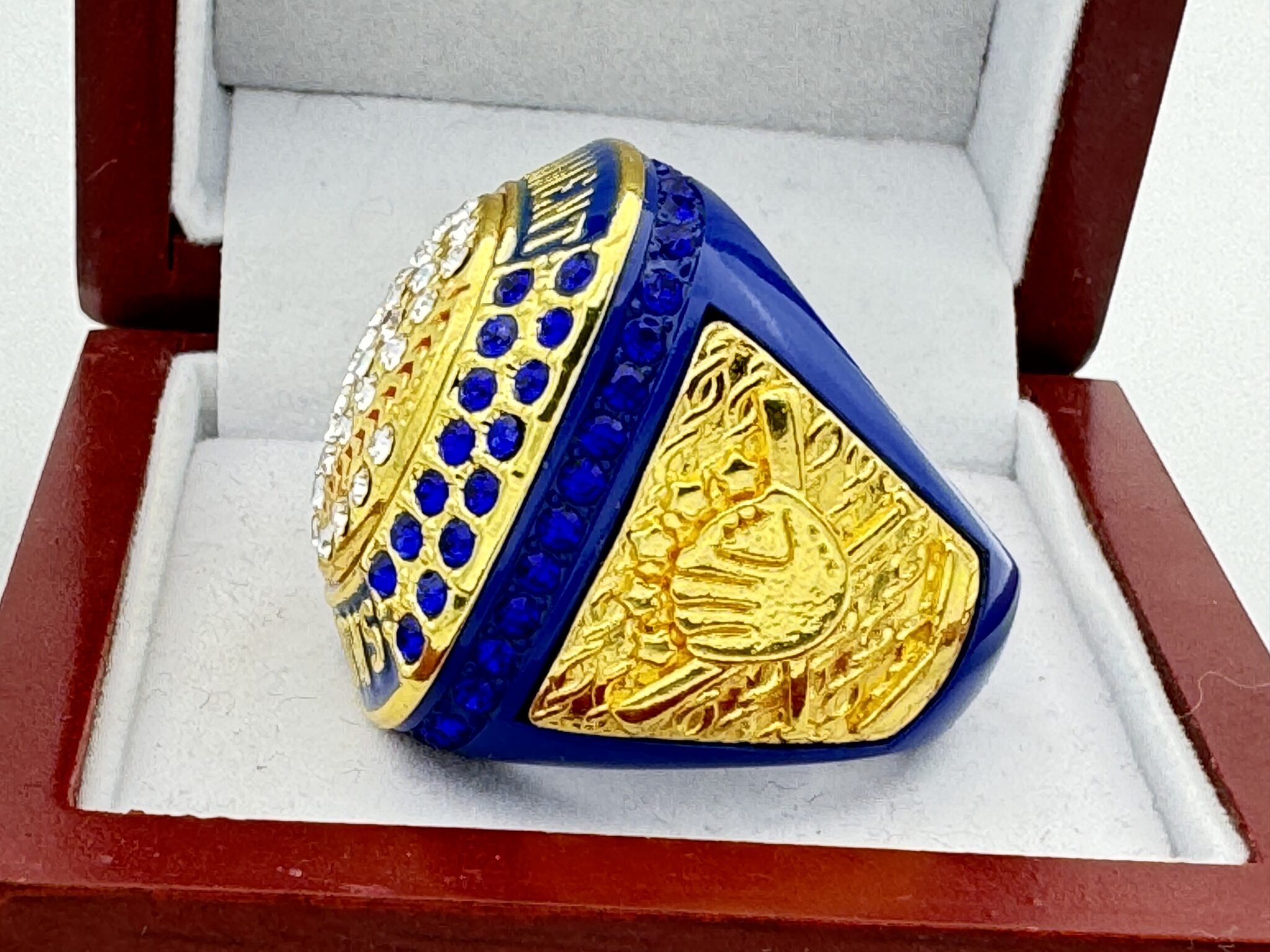 5 STAR BALL CHAMPION RING - BLUE BODY, BLUE STONES (Item #37-156 ...