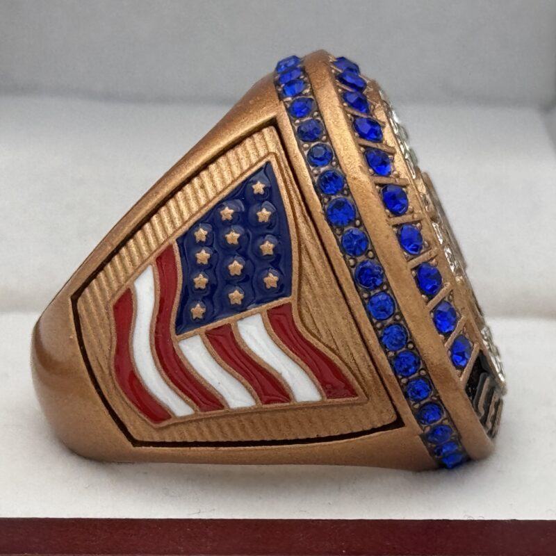 3rd PLACE LEAGUE RING - BRONZE BODY, BLUE STONE (Item #62-105 ...