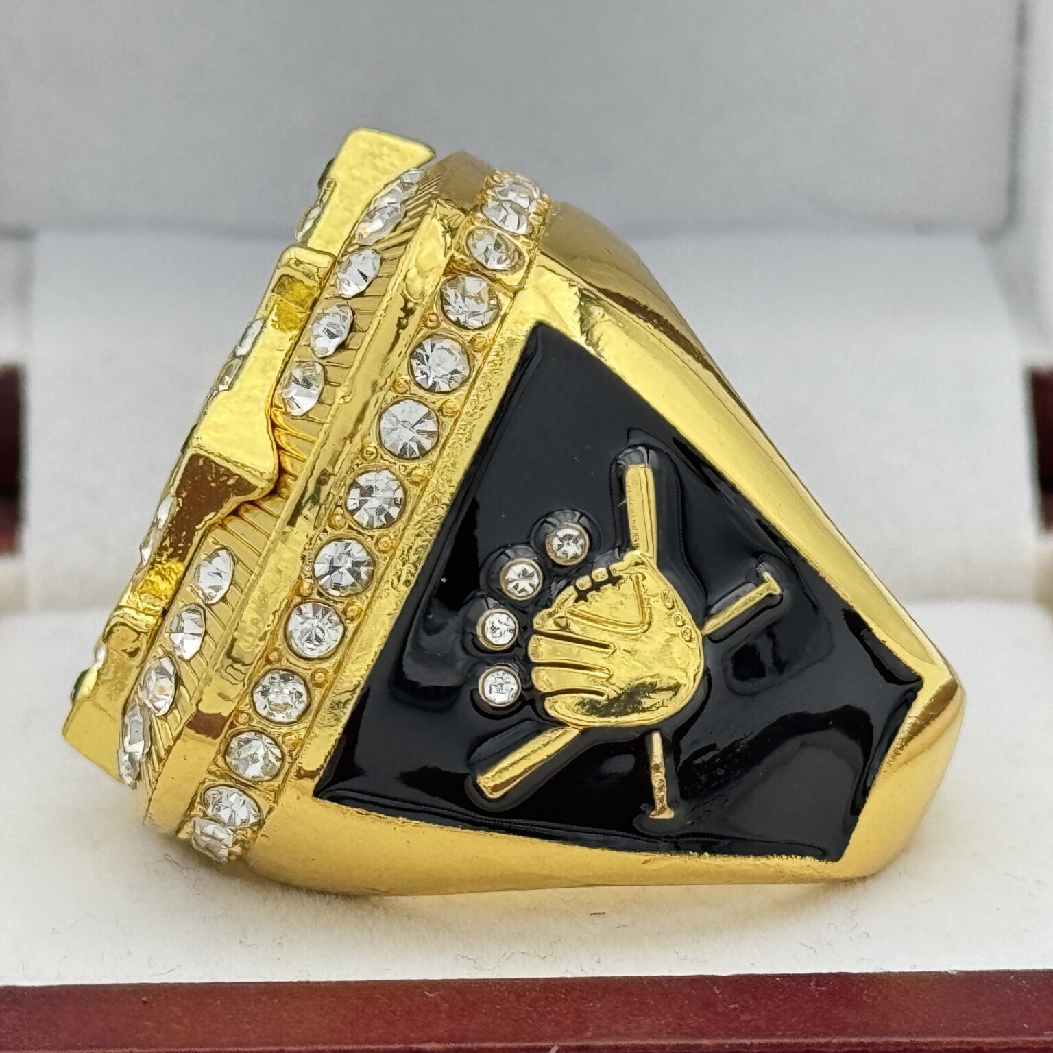 ALL-STAR BALL RING - RED BODY (Item #33-121) - Discount Sports Rings