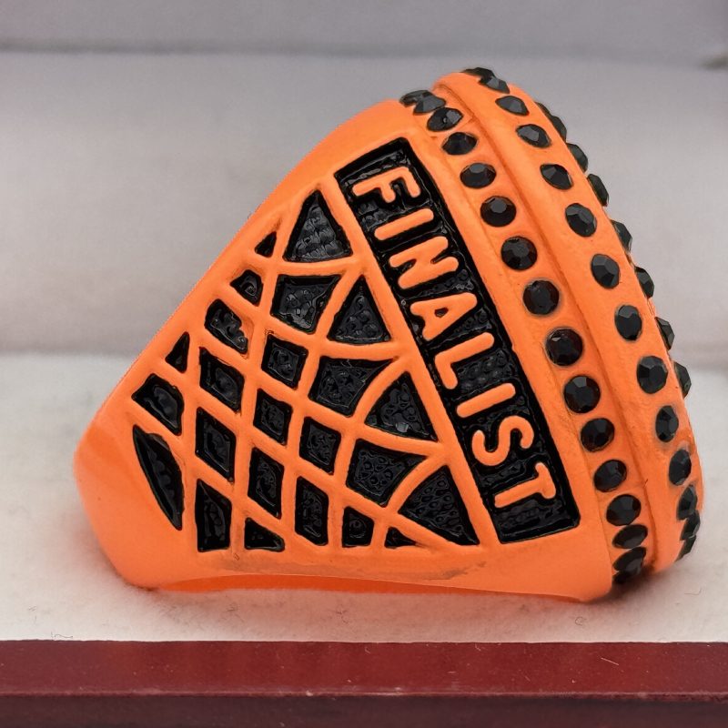 BASKETBALL FINALIST RING - NEON ORANGE, PAINTED BALL (Item #52-61 ...